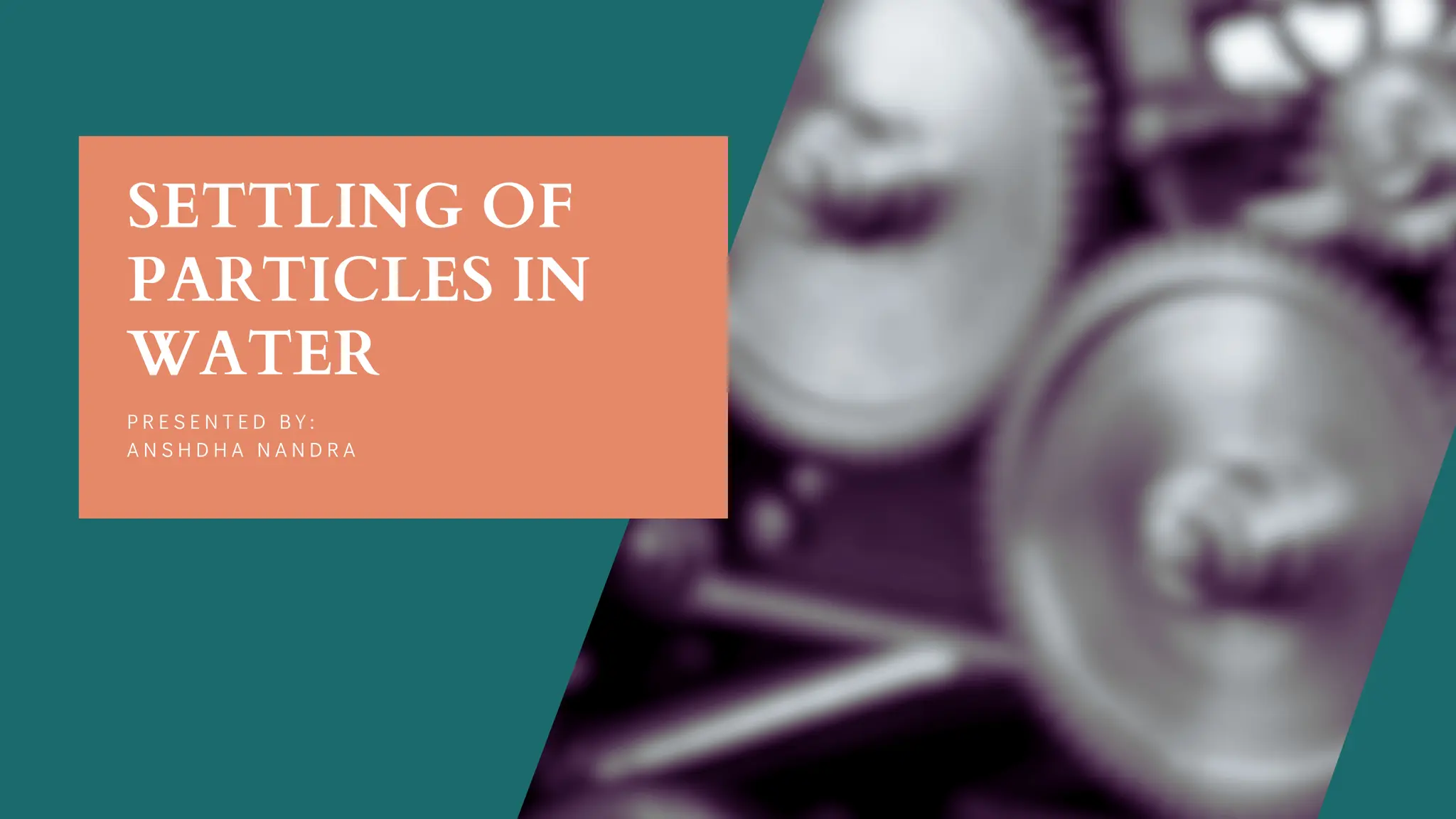 SETTLING OF PARTICLES IN WATER | PDF