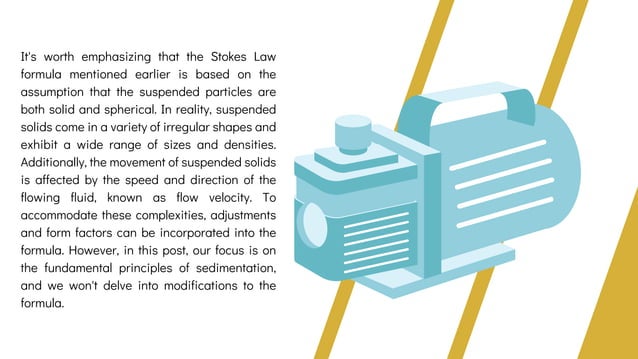 SETTLING OF PARTICLES IN WATER | PPT