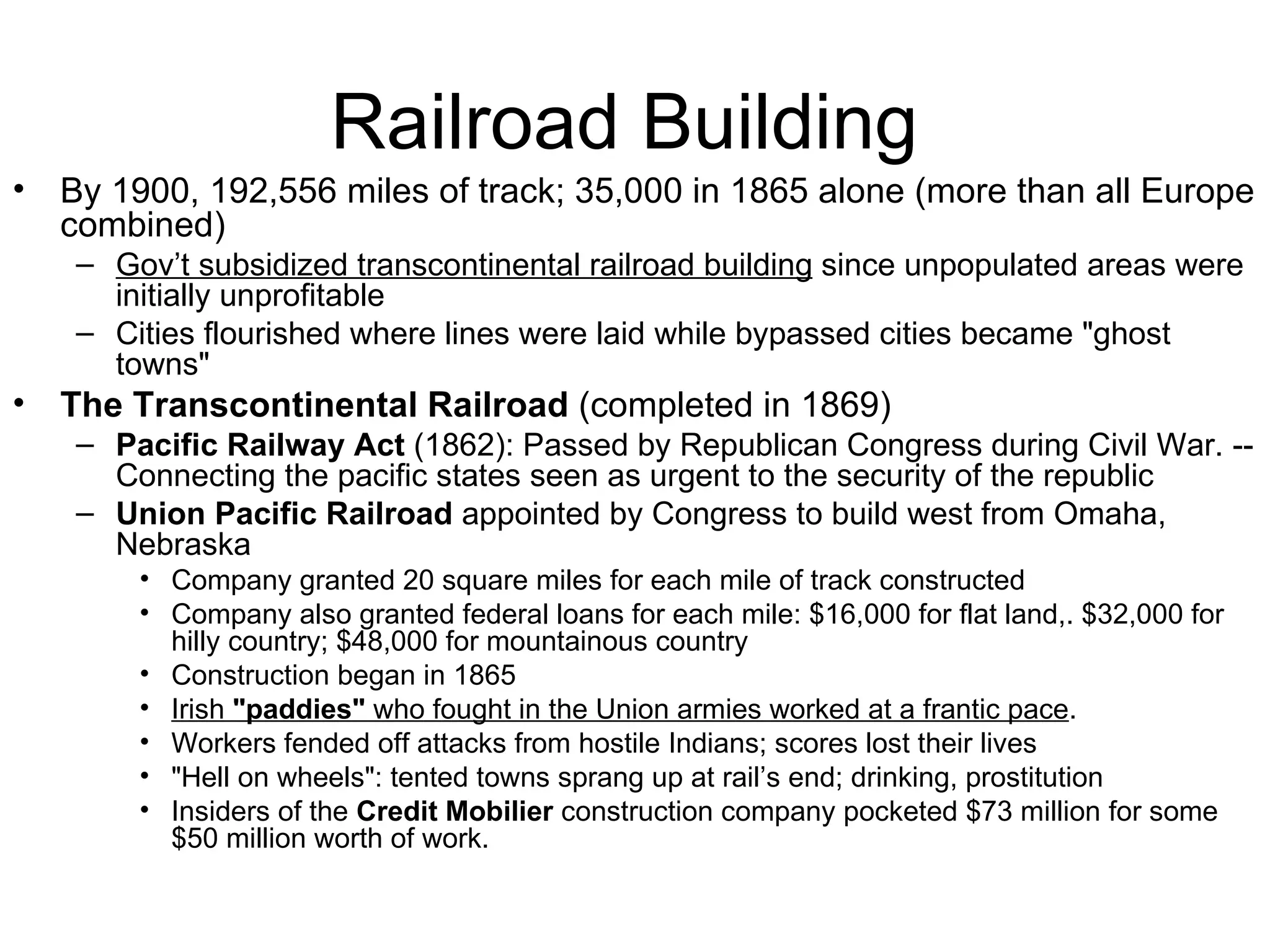 Settling The West Review Student | PPT