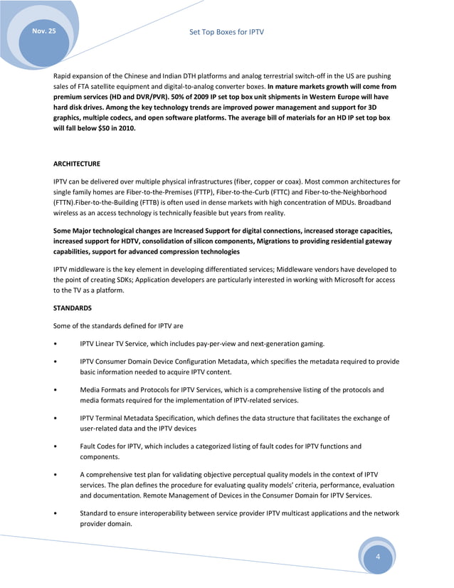 Set Top Box IPTV | PDF