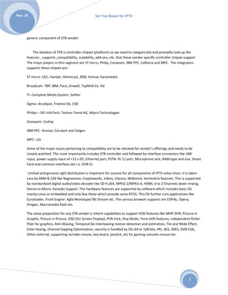 Set Top Box IPTV | PDF