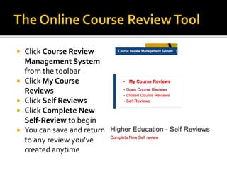 QM Standards 1 & 7: Course Beginnings and Syllabi | PPT