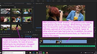 A2 Music Video Construction: my Editing Process in Adobe Premiere Pro | PPT