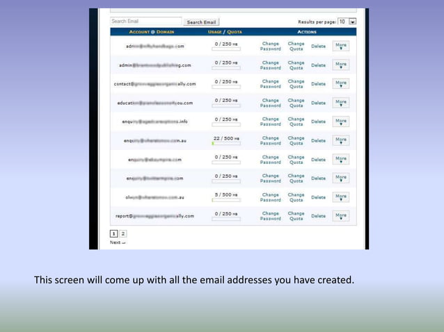 Set up and use emails from cpanel | PPT