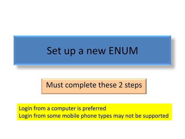 Set up a new enum | PPT
