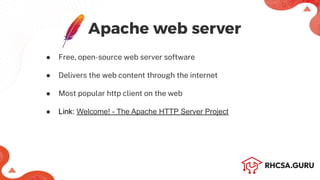Setup Apache and Open Firewall Port - RHCE.pdf