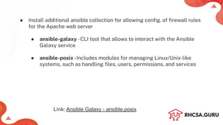 Setup Apache and Open Firewall Port - RHCE.pdf