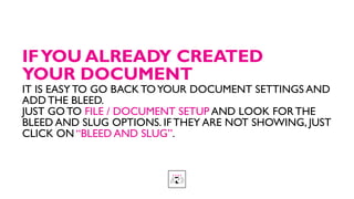Set up bleeds | PDF