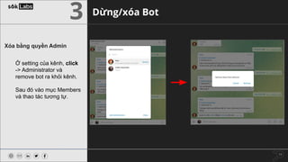 Hướng dẫn set up bot Telegram | PDF