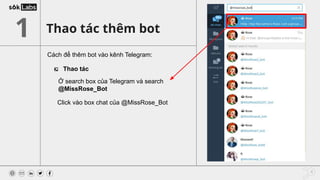 Hướng dẫn set up bot Telegram | PDF