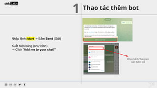 Hướng dẫn set up bot Telegram | PDF