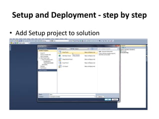Setup deployment in vs | PPT