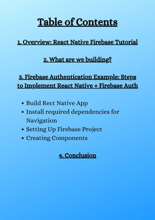 Set up email authentication using react native + firebase auth + react ...