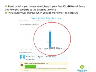 Setup Guide dacadoo and link to FitBit | PPTX