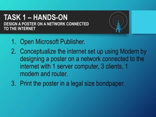 SET UP INTERNET CONNECTION USING MODEM | PPTX