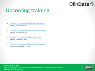 Webinar - Setup MySQL with Puppet | PPTX | Operating Systems | Computer Software and Applications
