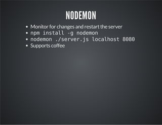 Setup nodejs | PDF