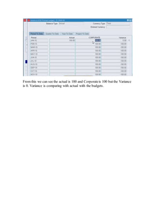 Oracle General Ledger R12 Budgeting Configuration | PDF