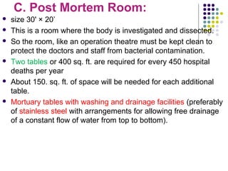 mortuary and its setup | PPT
