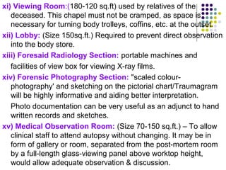 mortuary and its setup | PPT