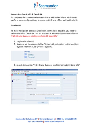 Setup Oracle eBS 2 Oracle BI SSO | PDF