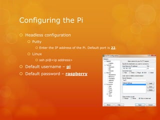 Raspberry JAM 1 - Setup Raspberry Pi with Raspbian -Vick Nesh | PPT