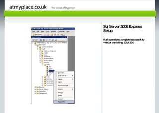 How to Install Hyperion Planning - Part 1b - SQL Server Setup for Hyperion Planning | PPT