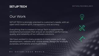 SETUP TECH Presentation by Pedro Silva | PDF