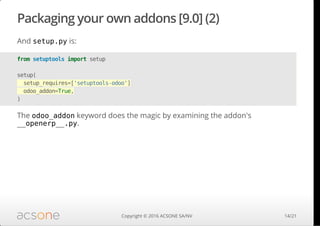 Odoo development workflow with pip and virtualenv | PPT