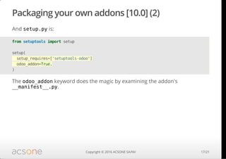 Odoo development workflow with pip and virtualenv | PPT