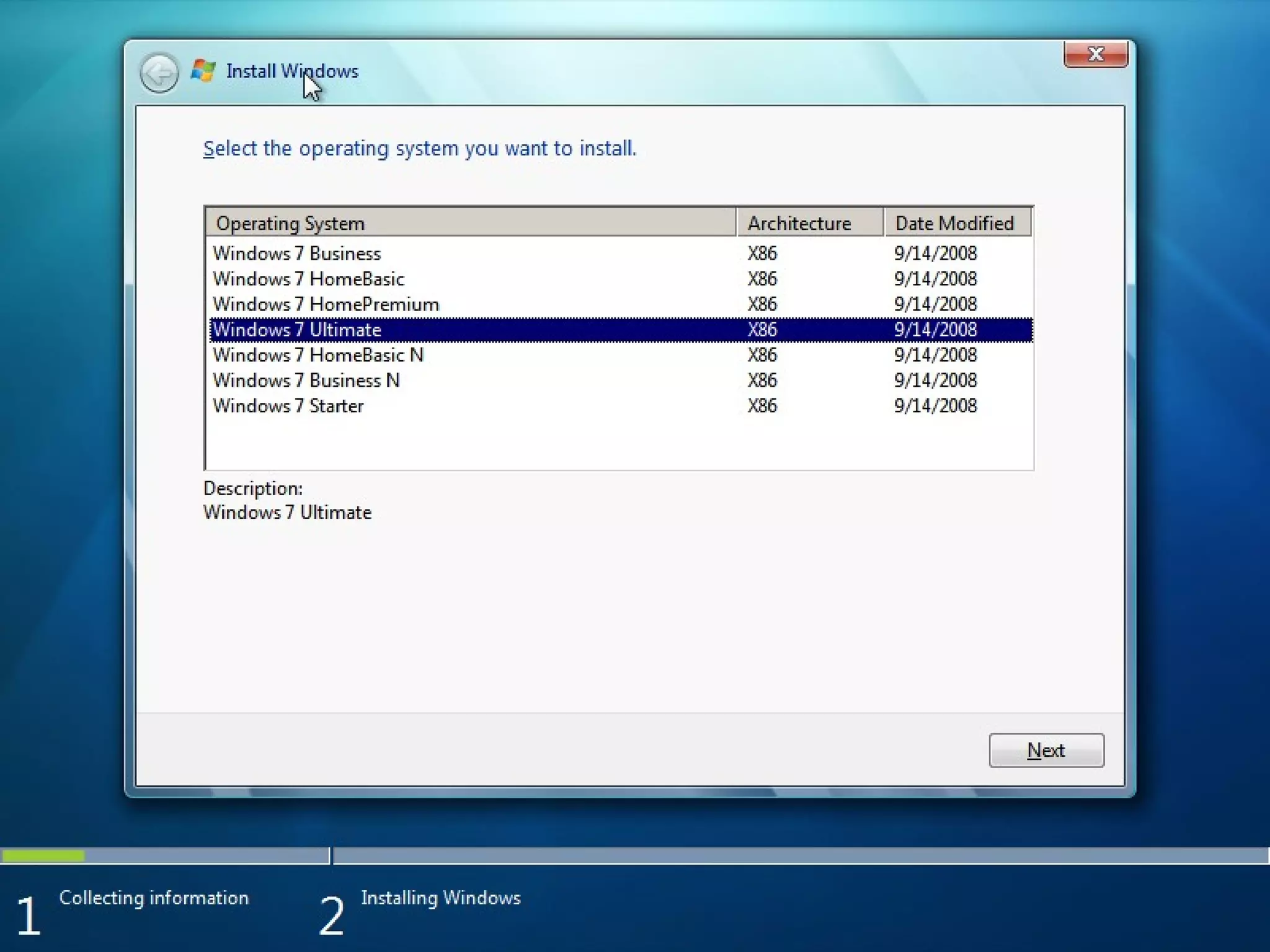 Windows 7 Preview Install Screenshots | PPT
