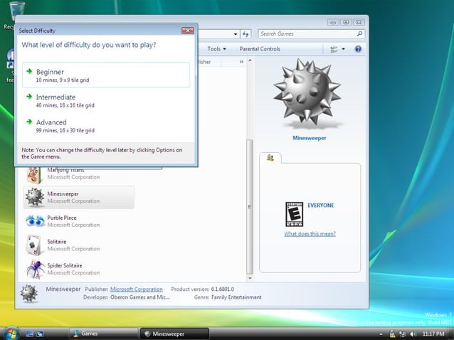 Windows 7 Preview Install Screenshots | PPT