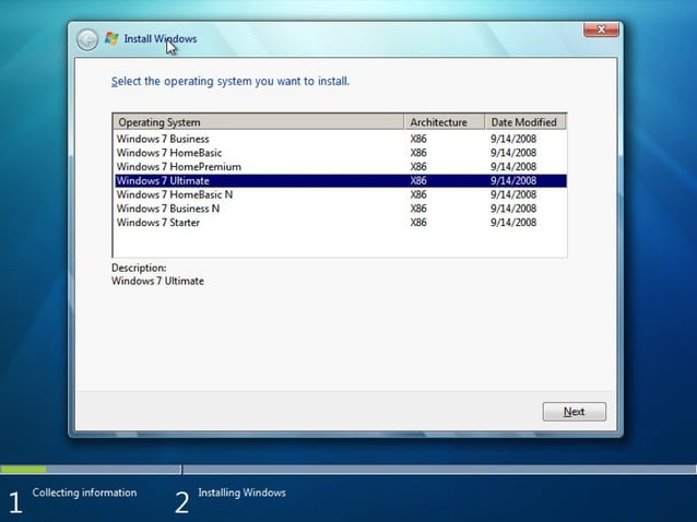Windows 7 Preview Install Screenshots | PPT