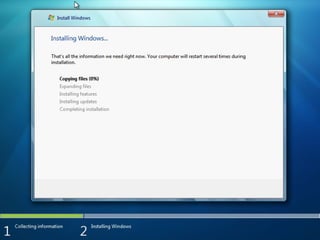 Windows 7 Preview Install Screenshots | PPT