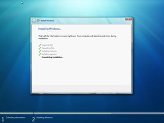 Windows 7 Preview Install Screenshots | PPT