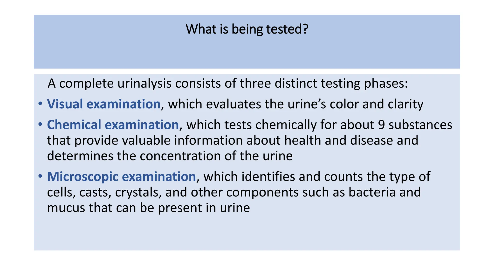 urine analysis labortory diagnosisn work ppt | PPTX