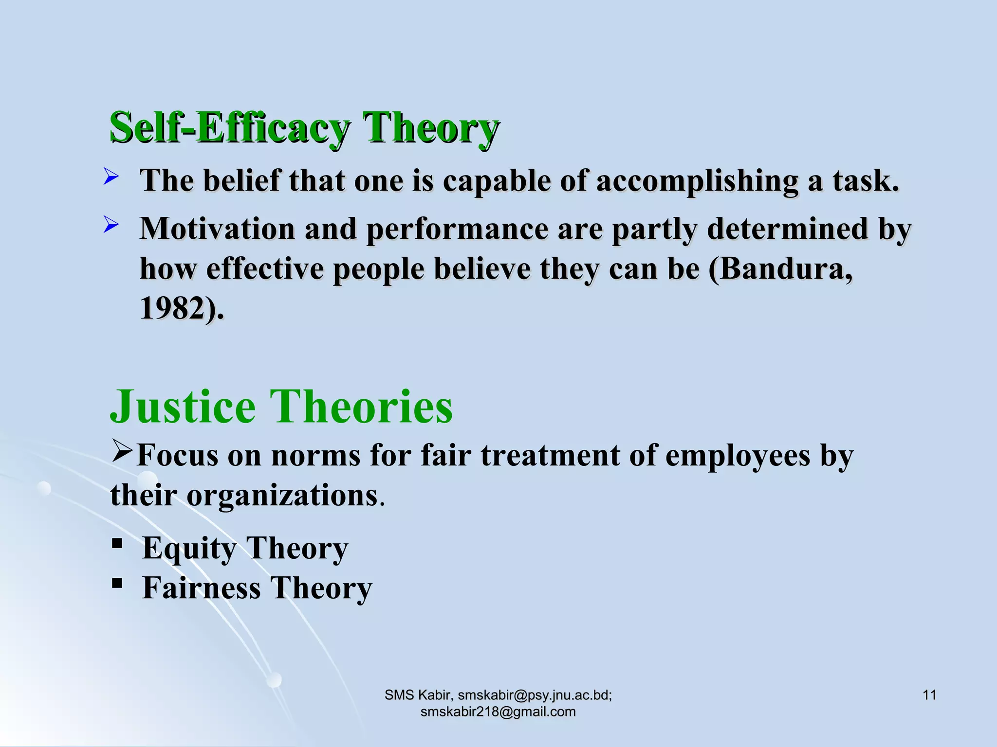 Theories of Employee Motivation | PPT