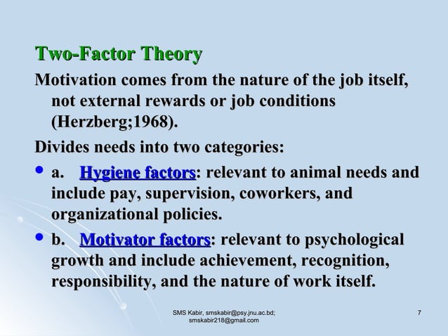 Theories of Employee Motivation | PPT