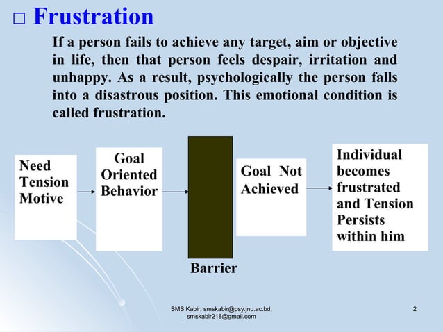 Frustration | PPT | Mental Health | Diseases and Conditions