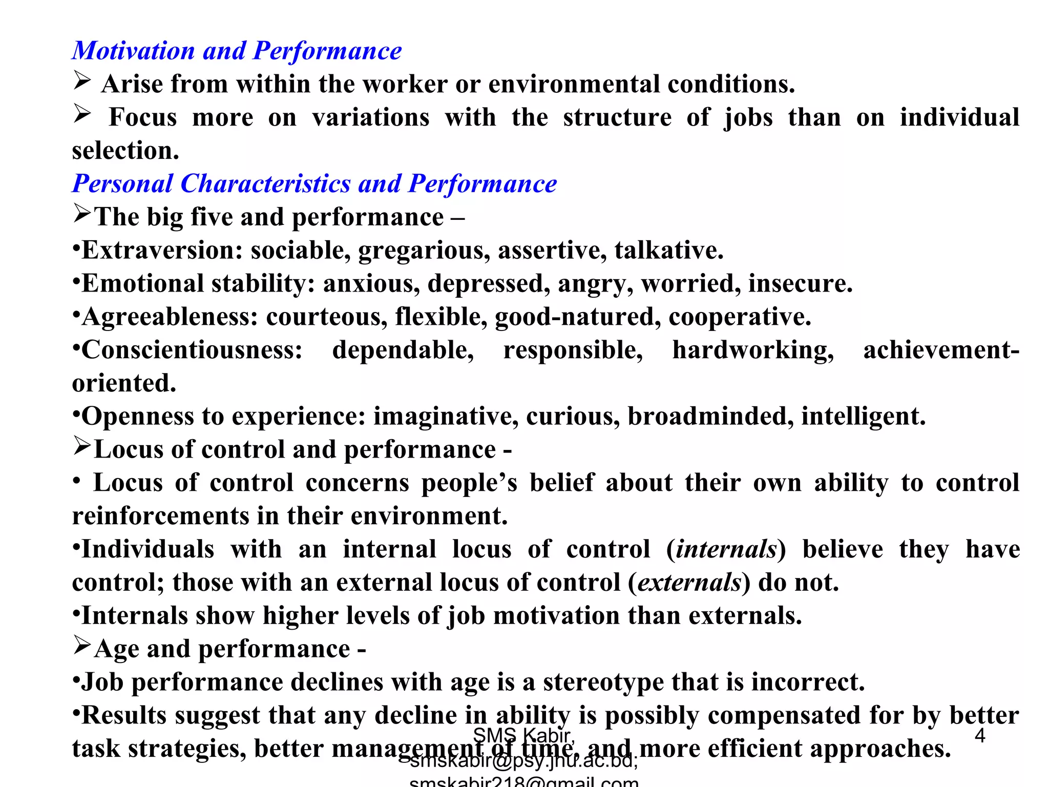 Productive and Non-productive Behavior | PPT