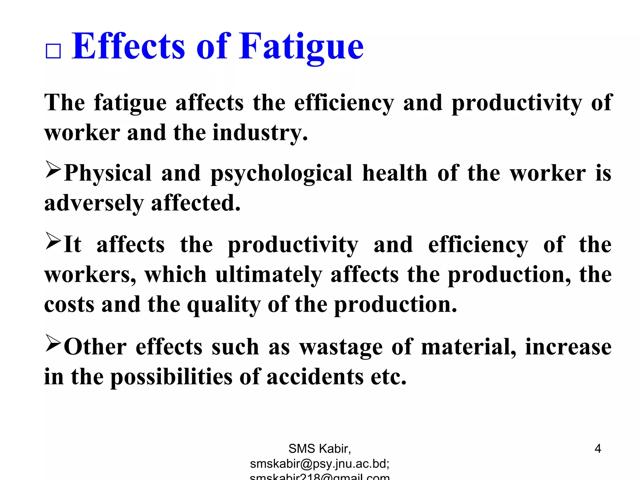 Fatigue | PPT