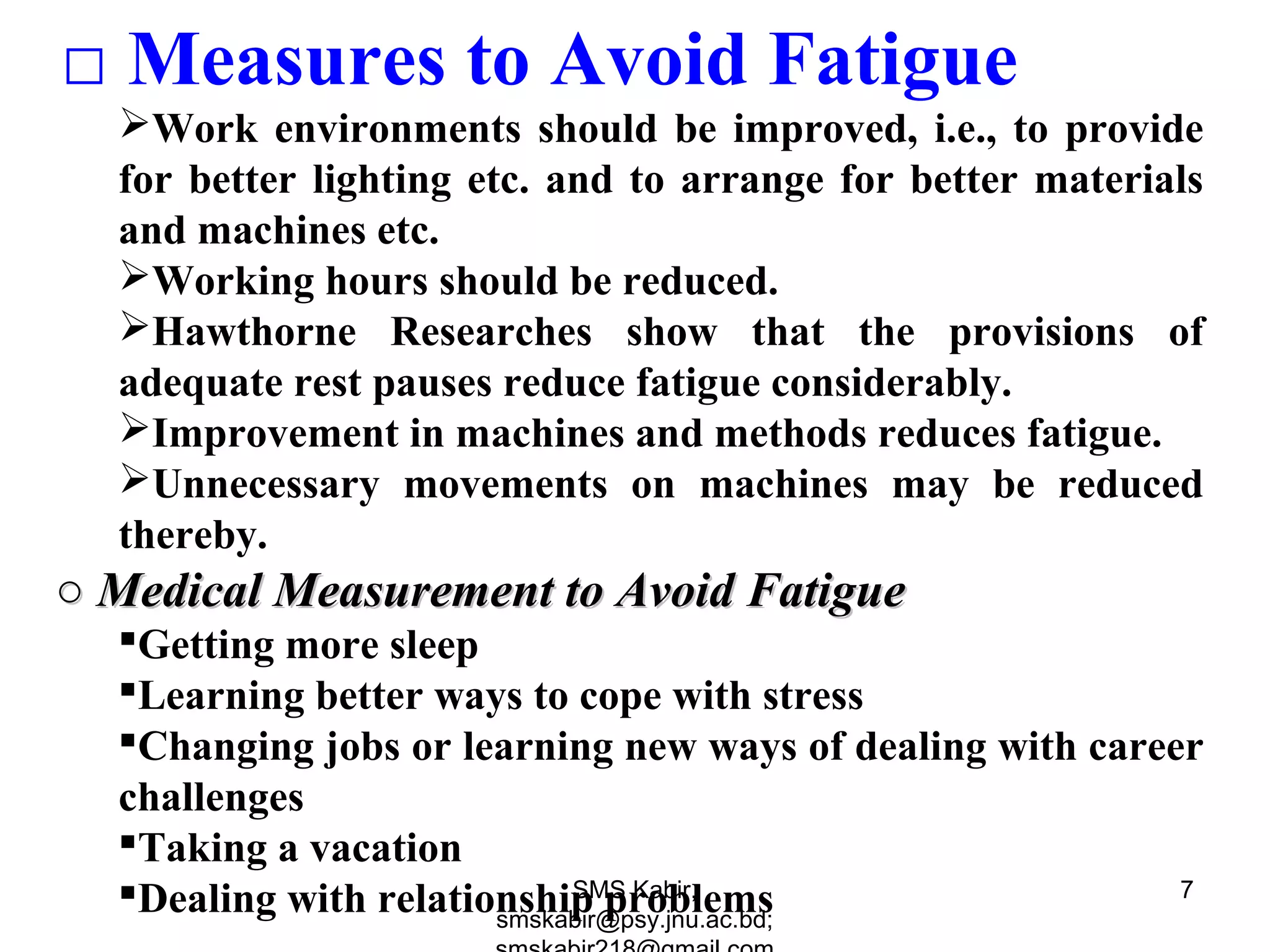 Fatigue | PPT