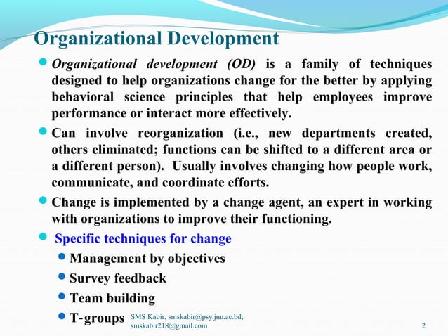 Organizational Development | PPT