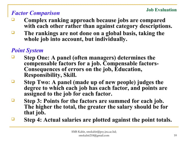 Job Analysis | PPT