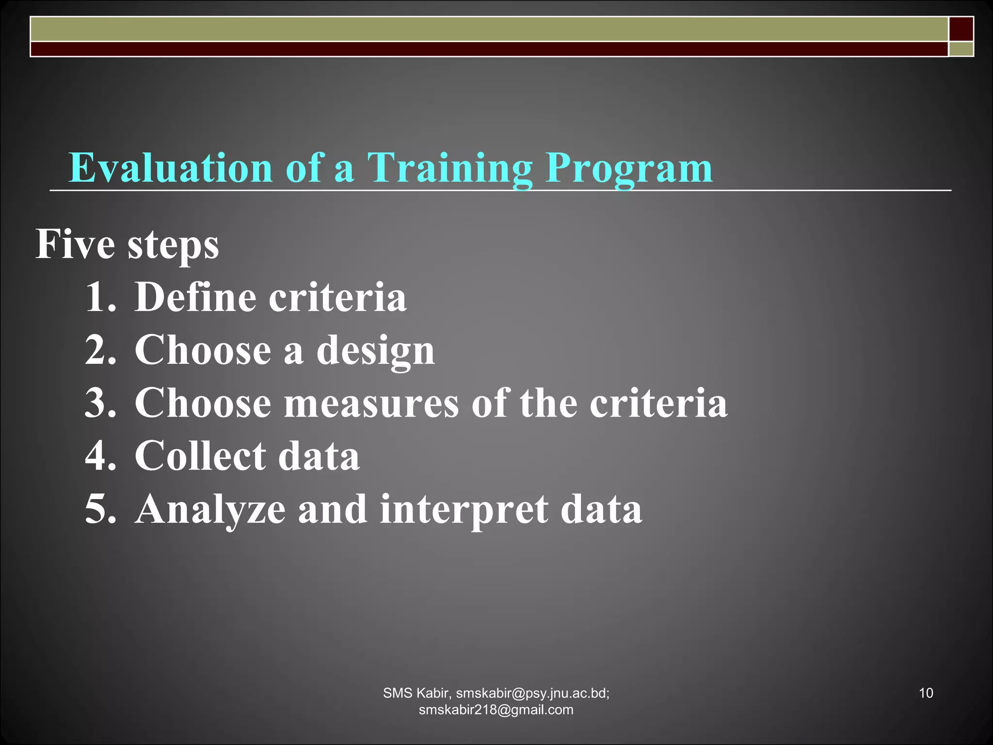 Training and Development | PPT