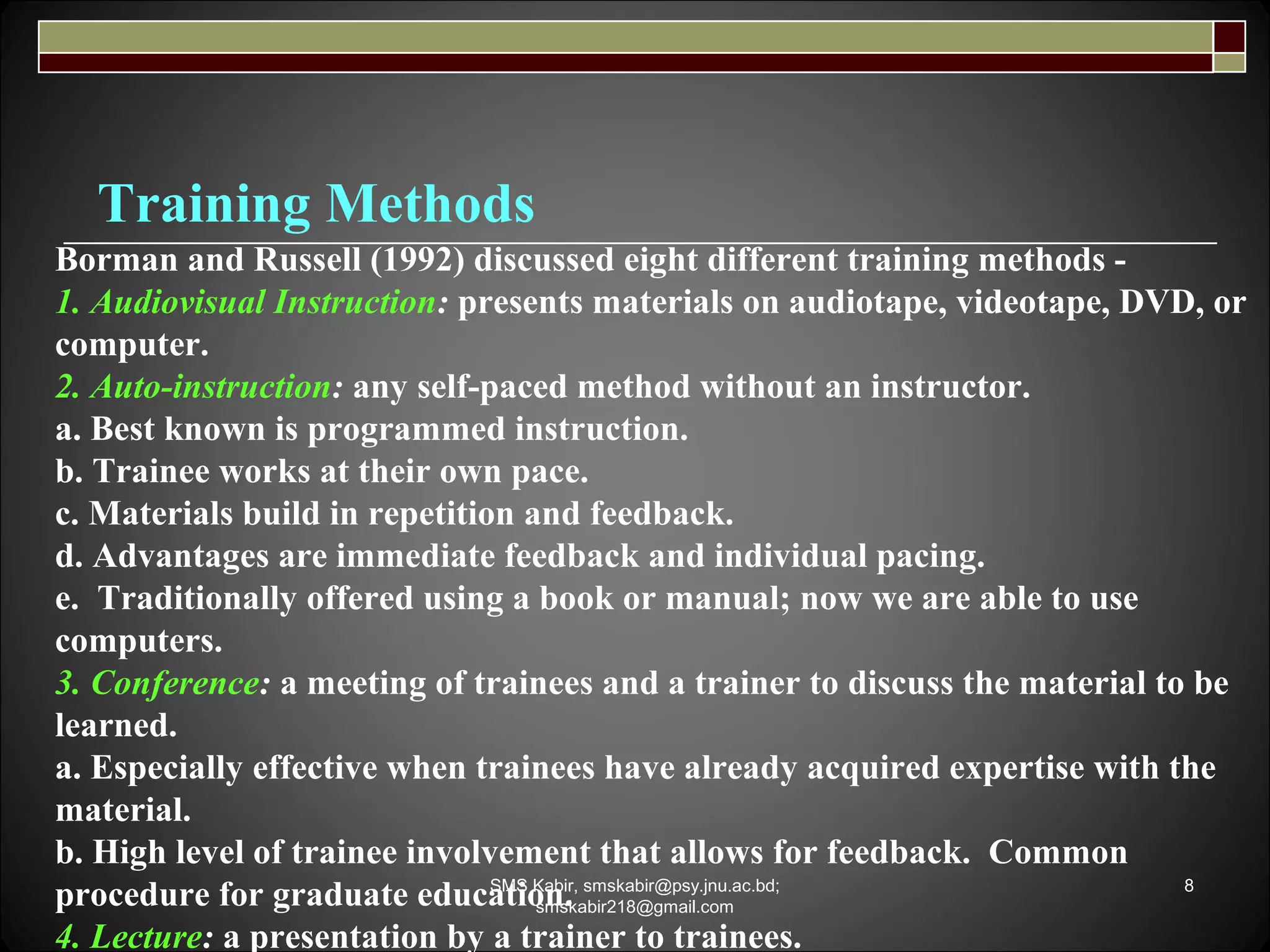 Training and Development | PPT