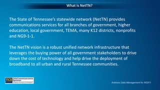 Using Esri's Address Data Management Tools to Prepare for Next Generation 911 | PPT