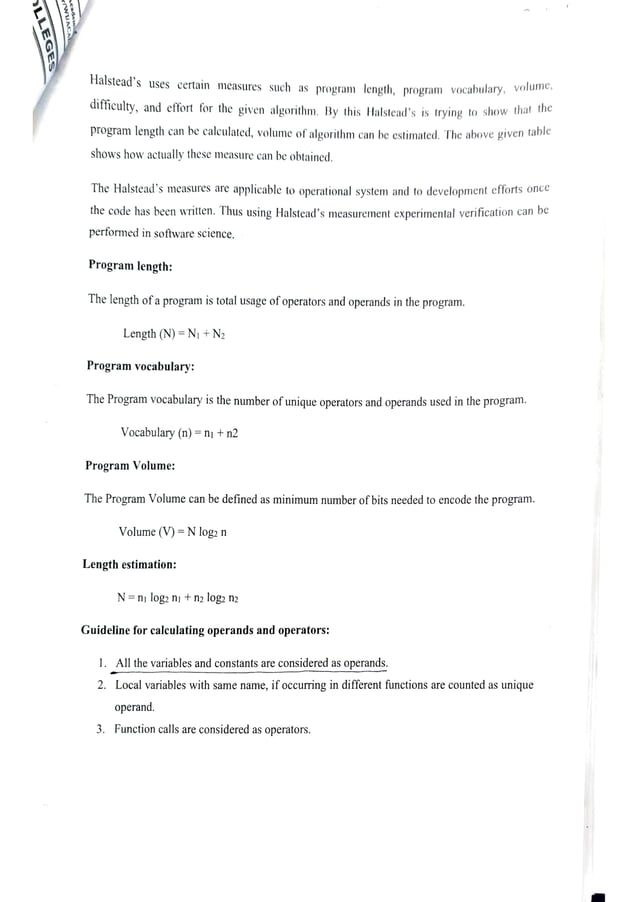 SE-UNIT-3-II-Software metrics, numerical and their solutions.pdf