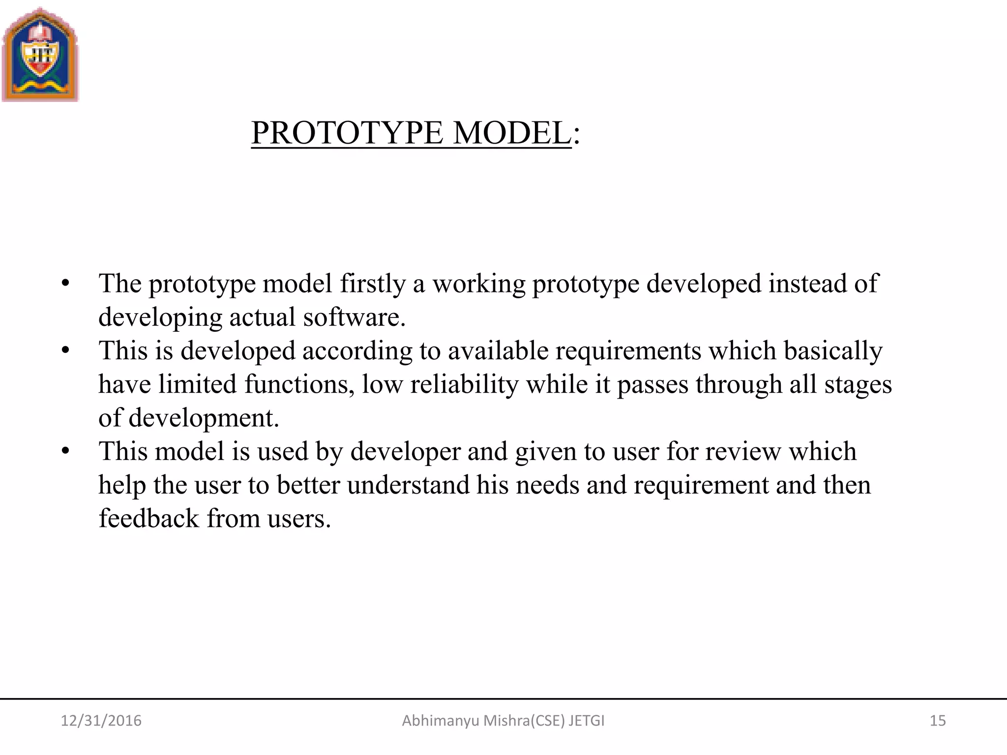 Software Engineering Unit 1 | PPTX