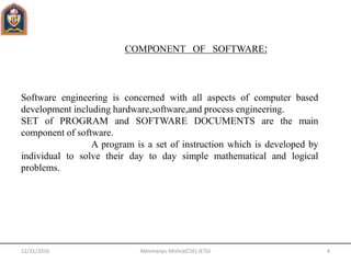 Software Engineering Unit 1 | PPTX